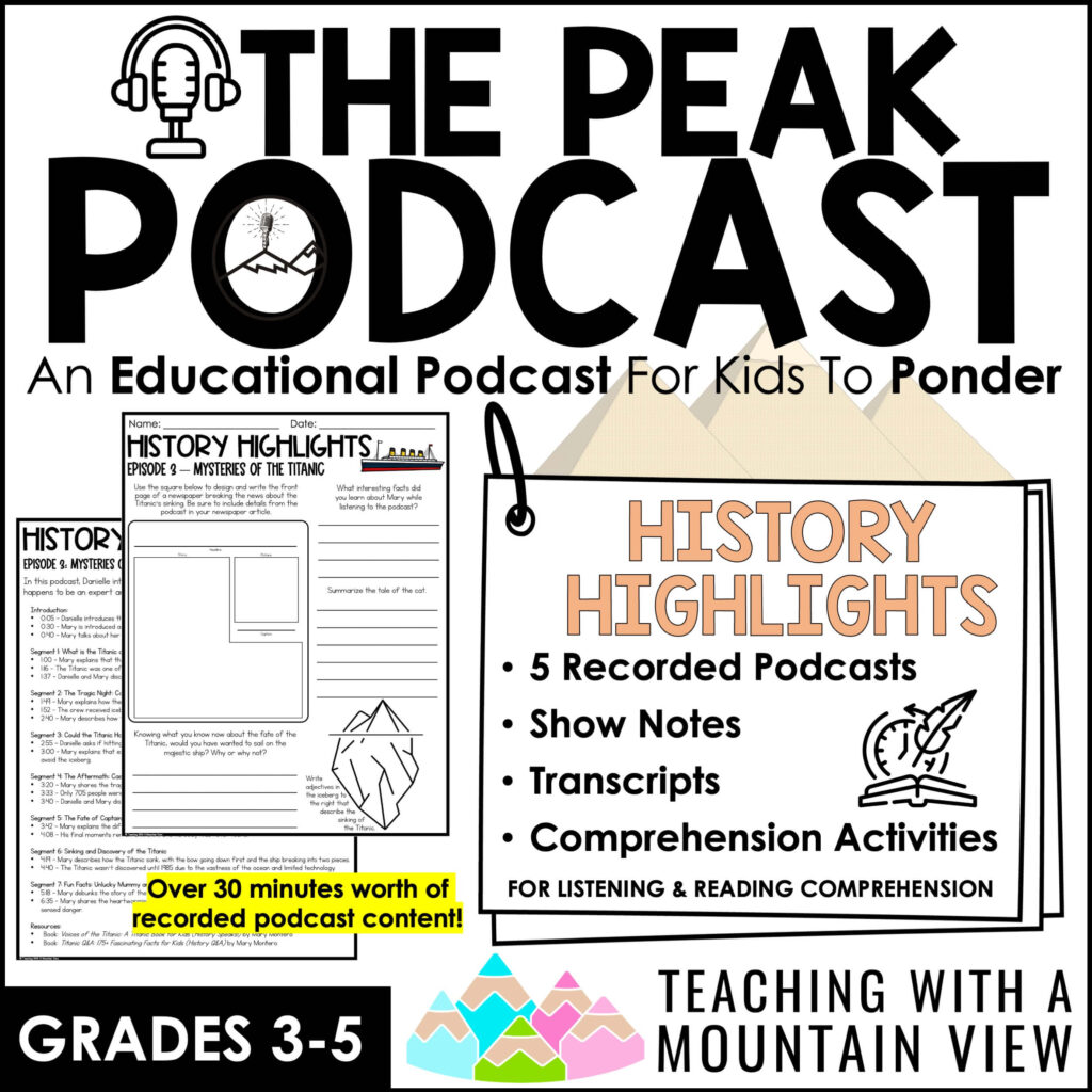 History Podcasts for Reading and Listening Comprehension Practice ...