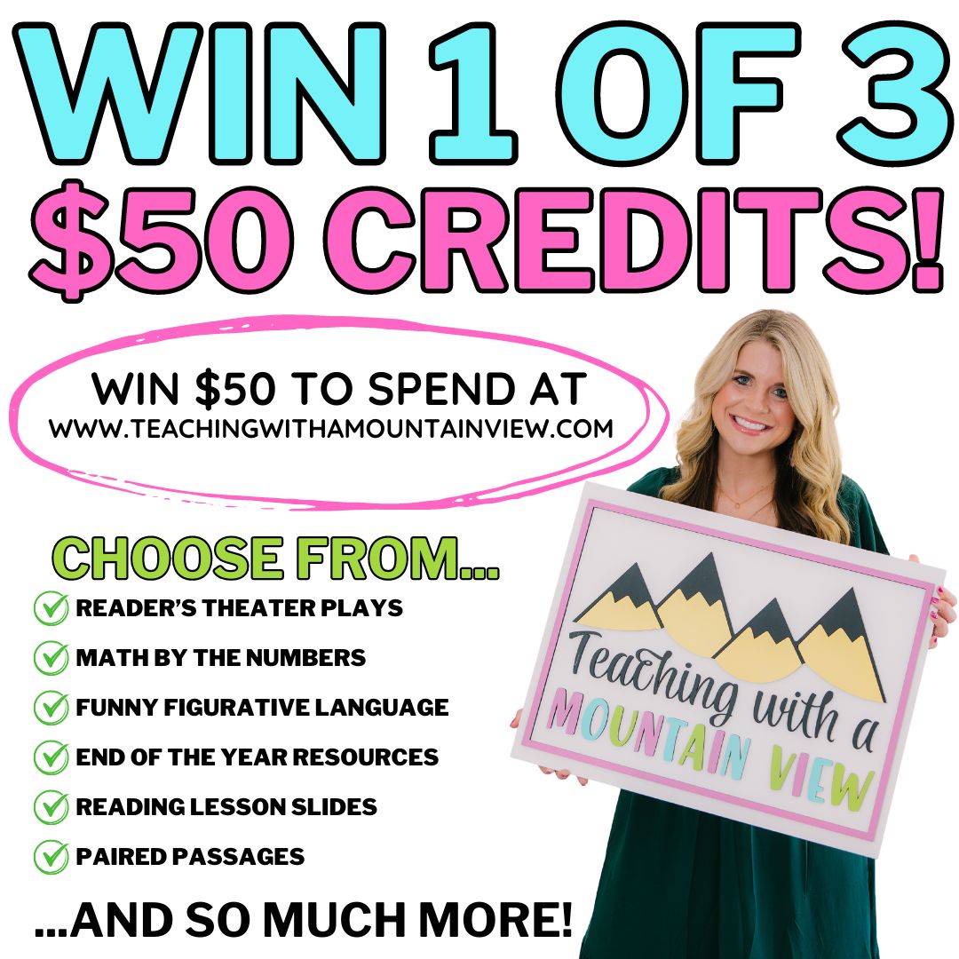 TEACHER APPRECIATION WEEK 2024 GIVEAWAYS - Teaching with a Mountain View
