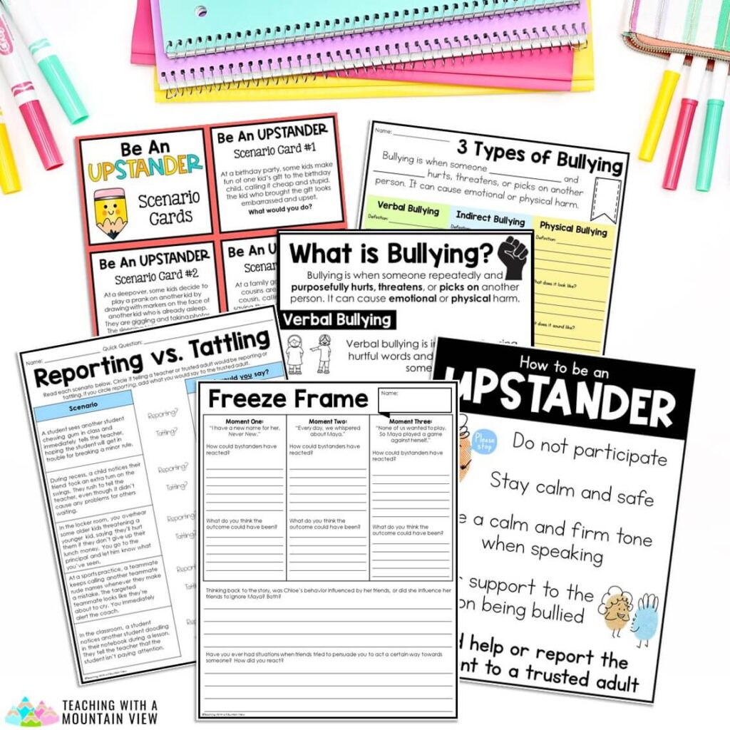 Anti-Bullying Lessons for Elementary Students | Bullying and Exclusion ...