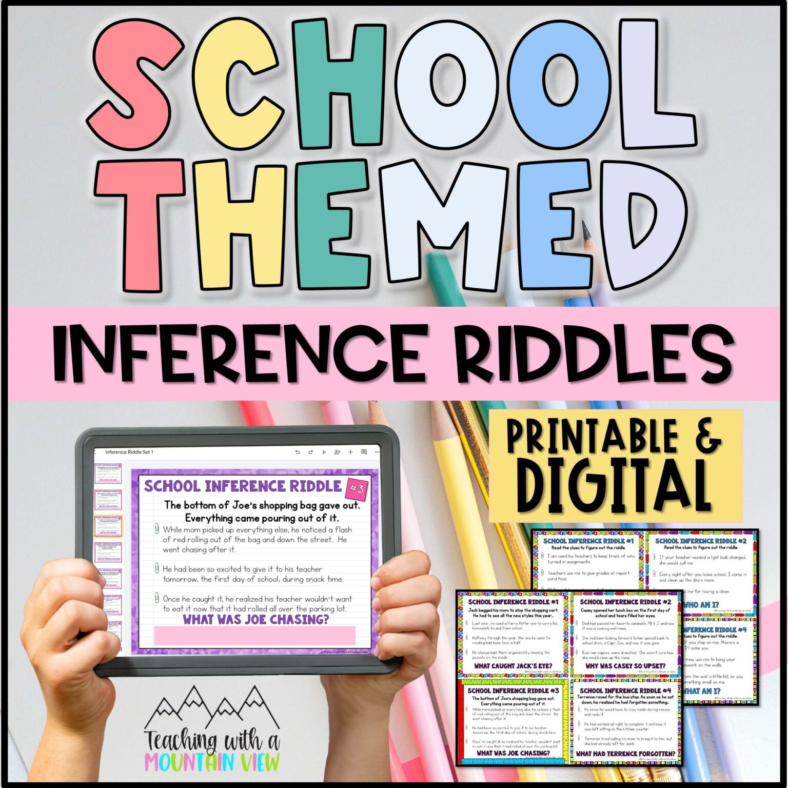 Back to School Inference Riddles for Inferencing - Teaching with a ...