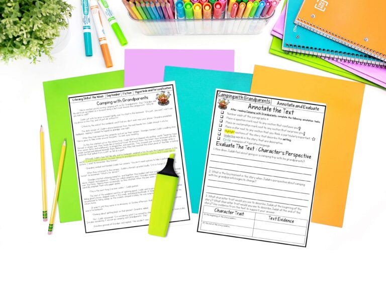 Literacy Skill of the Week | September Reading Passages - Teaching with ...