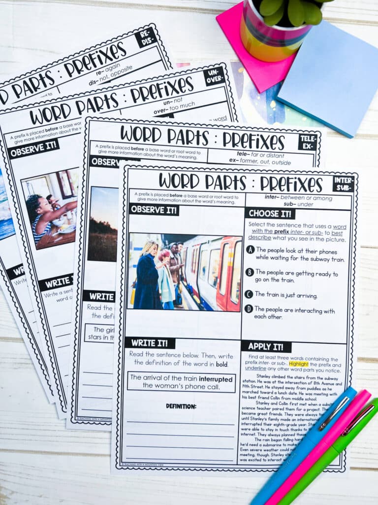 Using Pictures to Teach Word Parts | Morphology Science of Reading ...