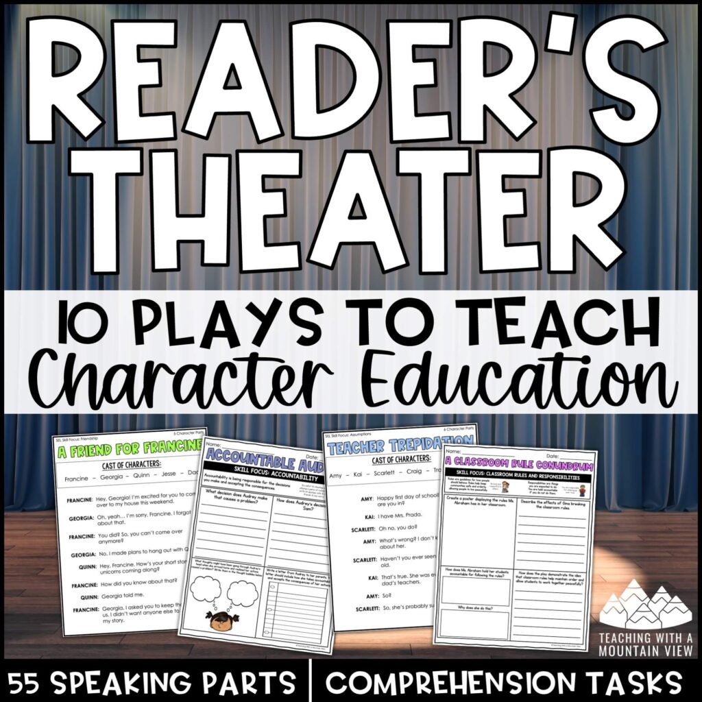 Character Education Reader’s Theater Scripts | SEL | Fluency ...