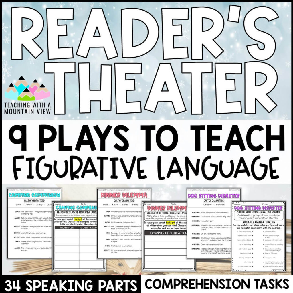 Figurative Language Reader’s Theater Scripts | Fluency - Teaching with ...