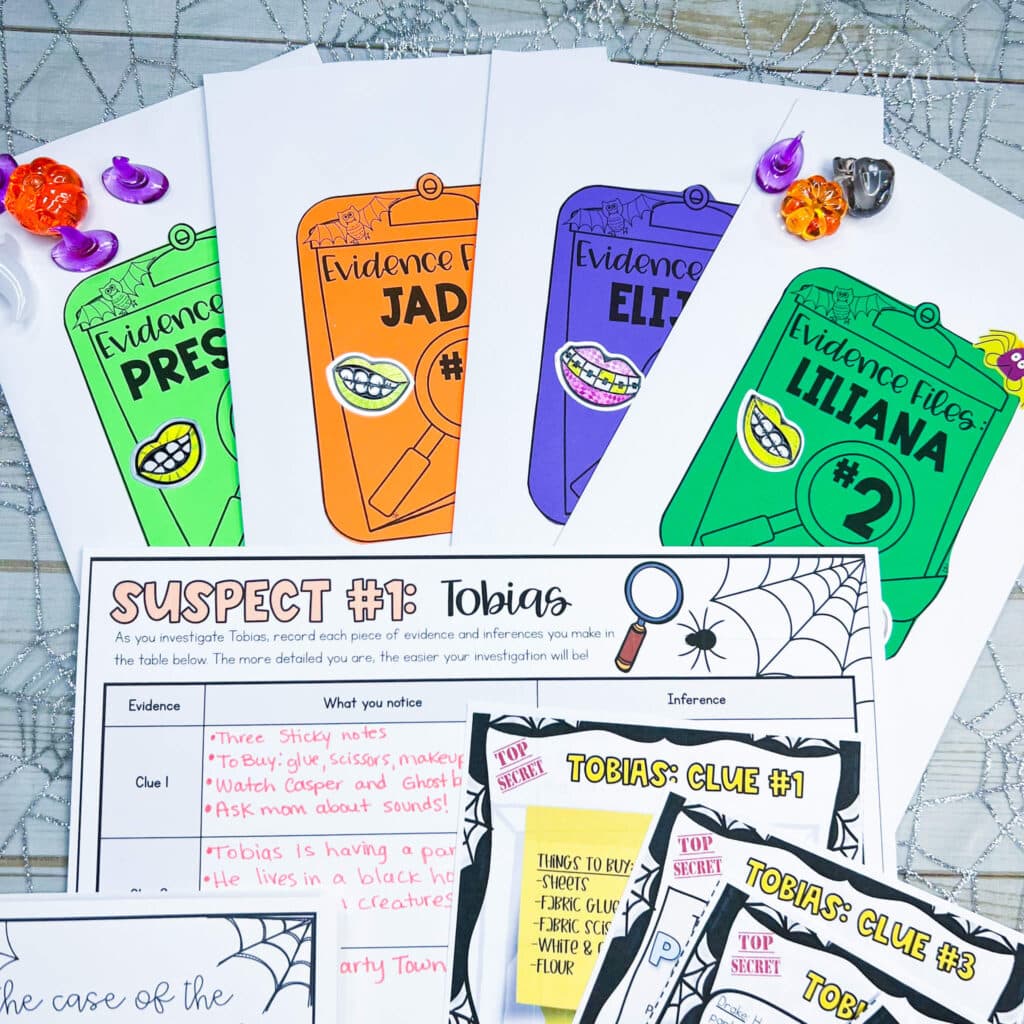 Halloween Reading Activity | Inferencing Centers - Teaching with a ...