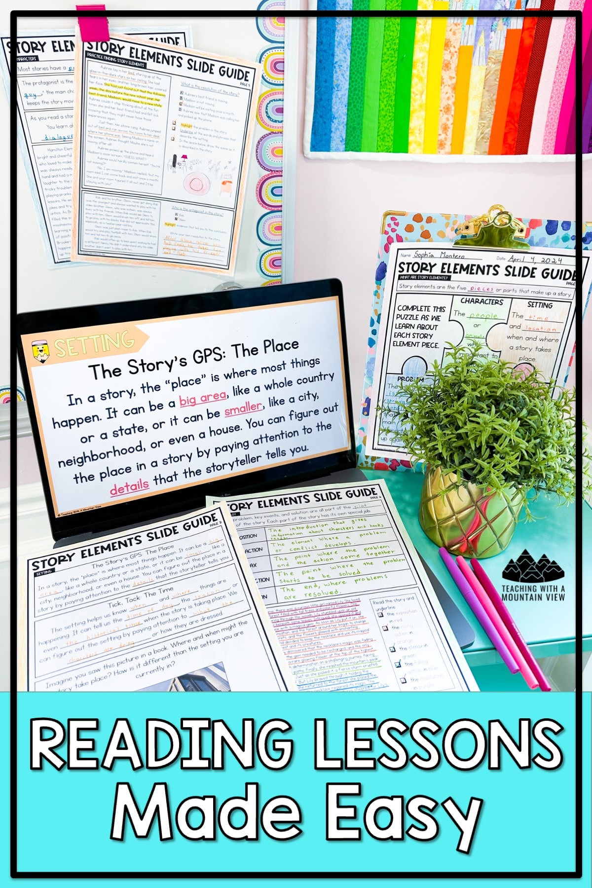 Reading Lessons Made Easy - Teaching with a Mountain View