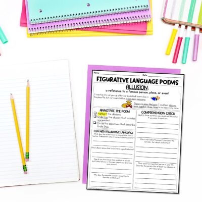 Figurative Language Poems - Teaching with a Mountain View