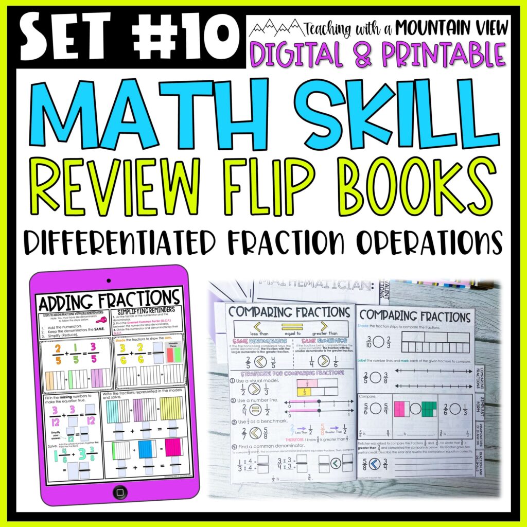 Fraction Operations Lesson - Teaching with a Mountain View
