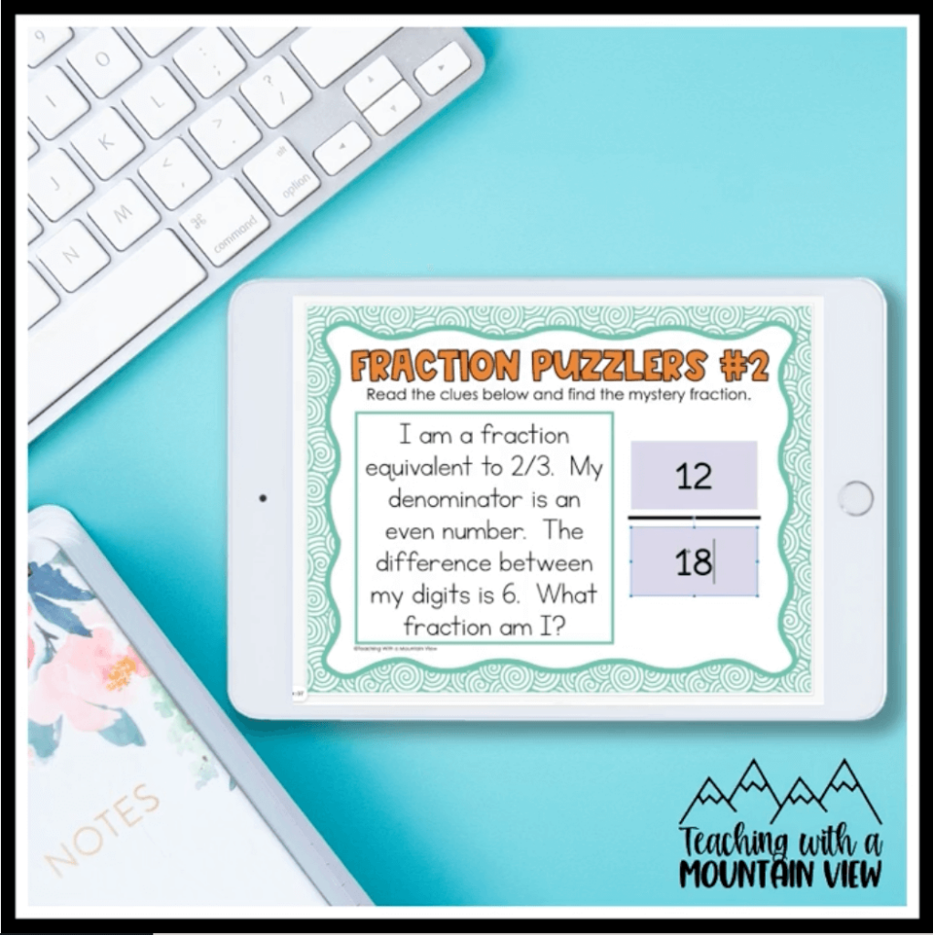 Fraction Word Problems - Teaching with a Mountain View