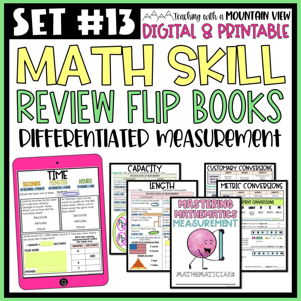 Measurement Lessons - Teaching with a Mountain View