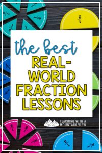 The Best Real-World Fraction Lessons - Teaching with a Mountain View