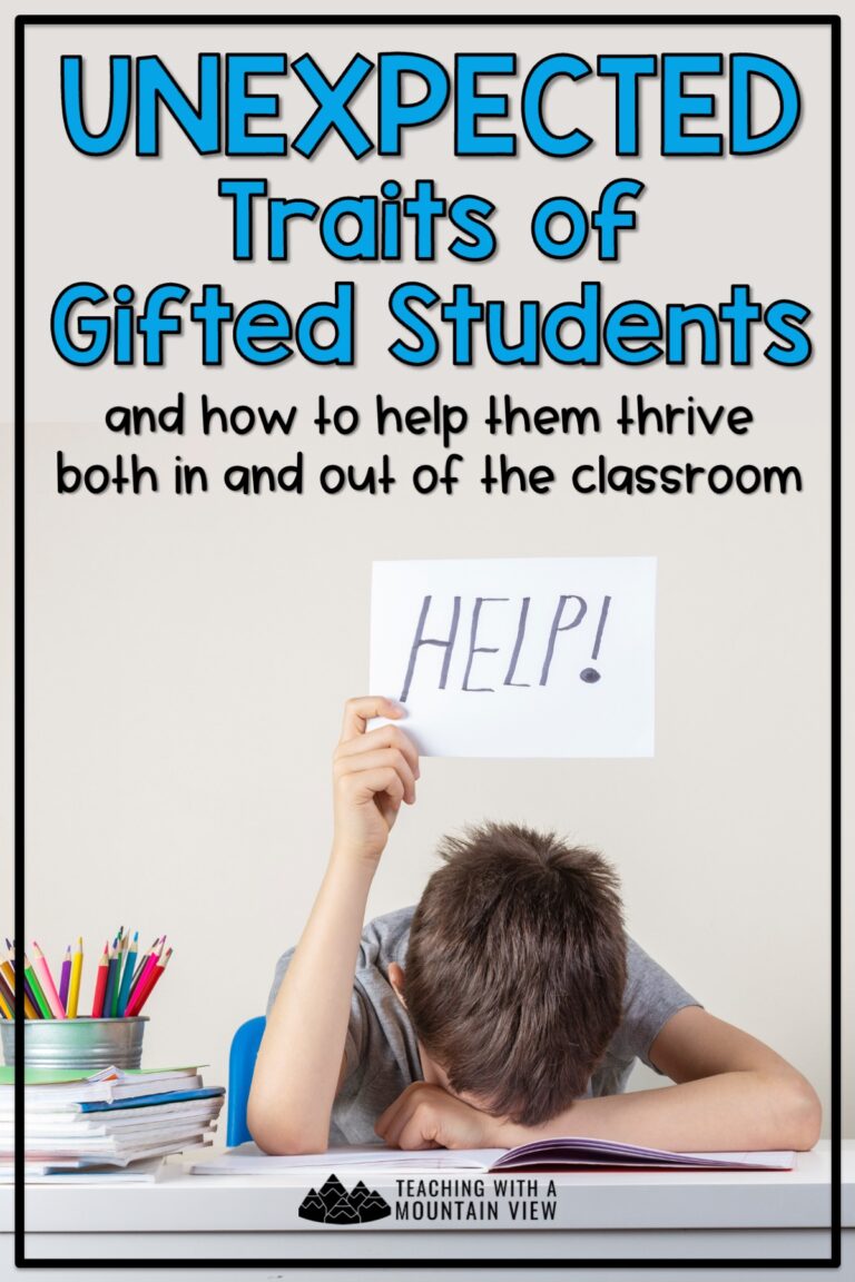 15 Unexpected Traits of Gifted Students - Teaching with a Mountain View