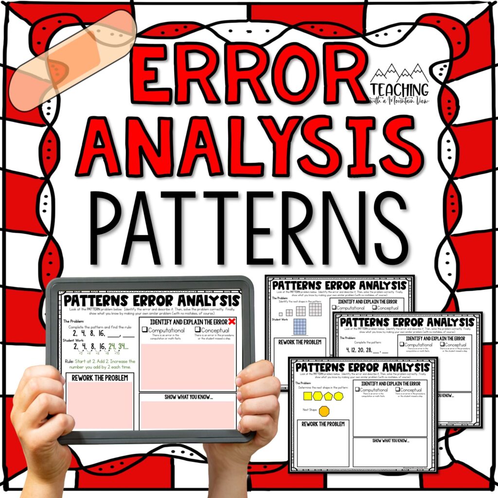 Patterns Error Analysis - Teaching with a Mountain View