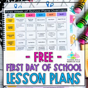 What To Teach On The First Day of School: FREE First Day of School ...