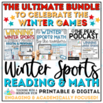 Winter Games 2026 Reading and Math Resources | Winter Sports - Teaching ...